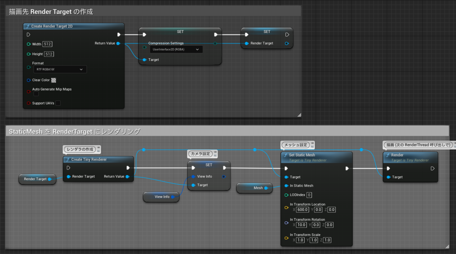 単一Static Meshレンダラを独自メッシュパスで実装する - strv.dev